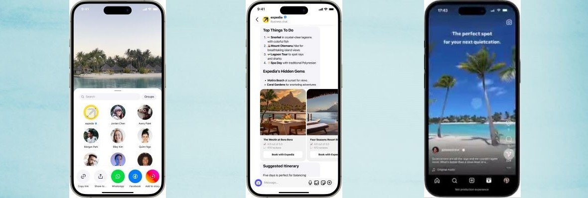 THE REEL THING: Expedia converts social media into bookable travel